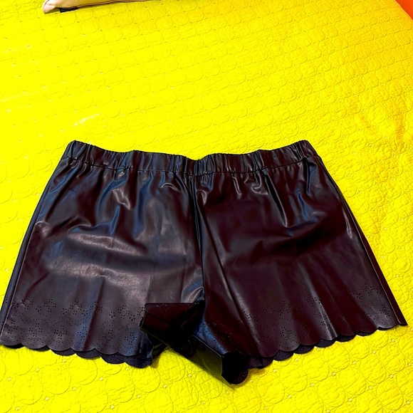 Forever 21 | Shorts | Vinyl Leather Black Short | Poshmark